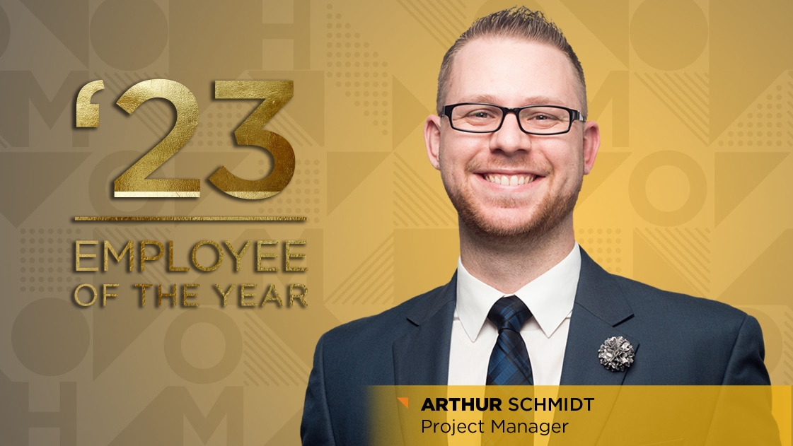 Arthur Schmidt Named OHM Advisors 2023 Employee of the Year | OHM Advisors